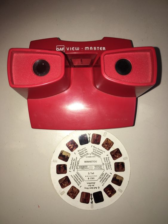 GAF VIEW-MASTER in rot (Gebraucht) in Moosseedorf für CHF 18 – mit ...