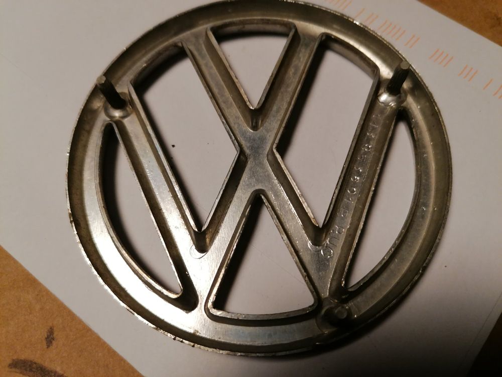 Logo aluminium VW Käfer ? Volskwagen oldtimer auto antik | Kaufen auf ...
