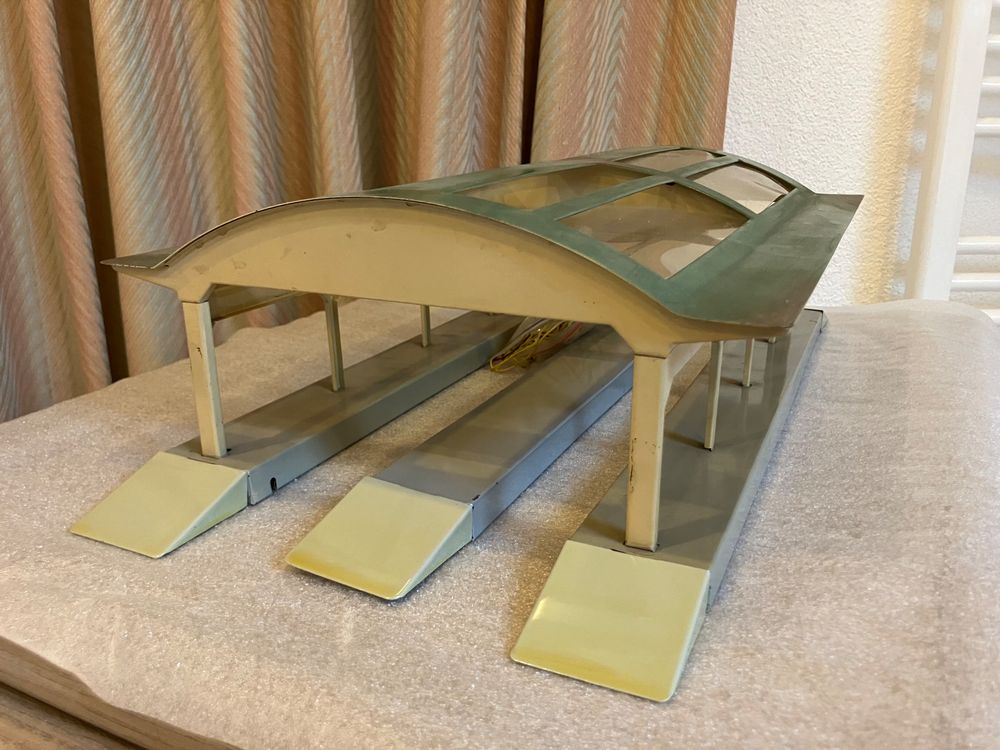 Märklin seltene 424 B Bahnhofshalle beige 1937 aus Metall (Gebraucht ...