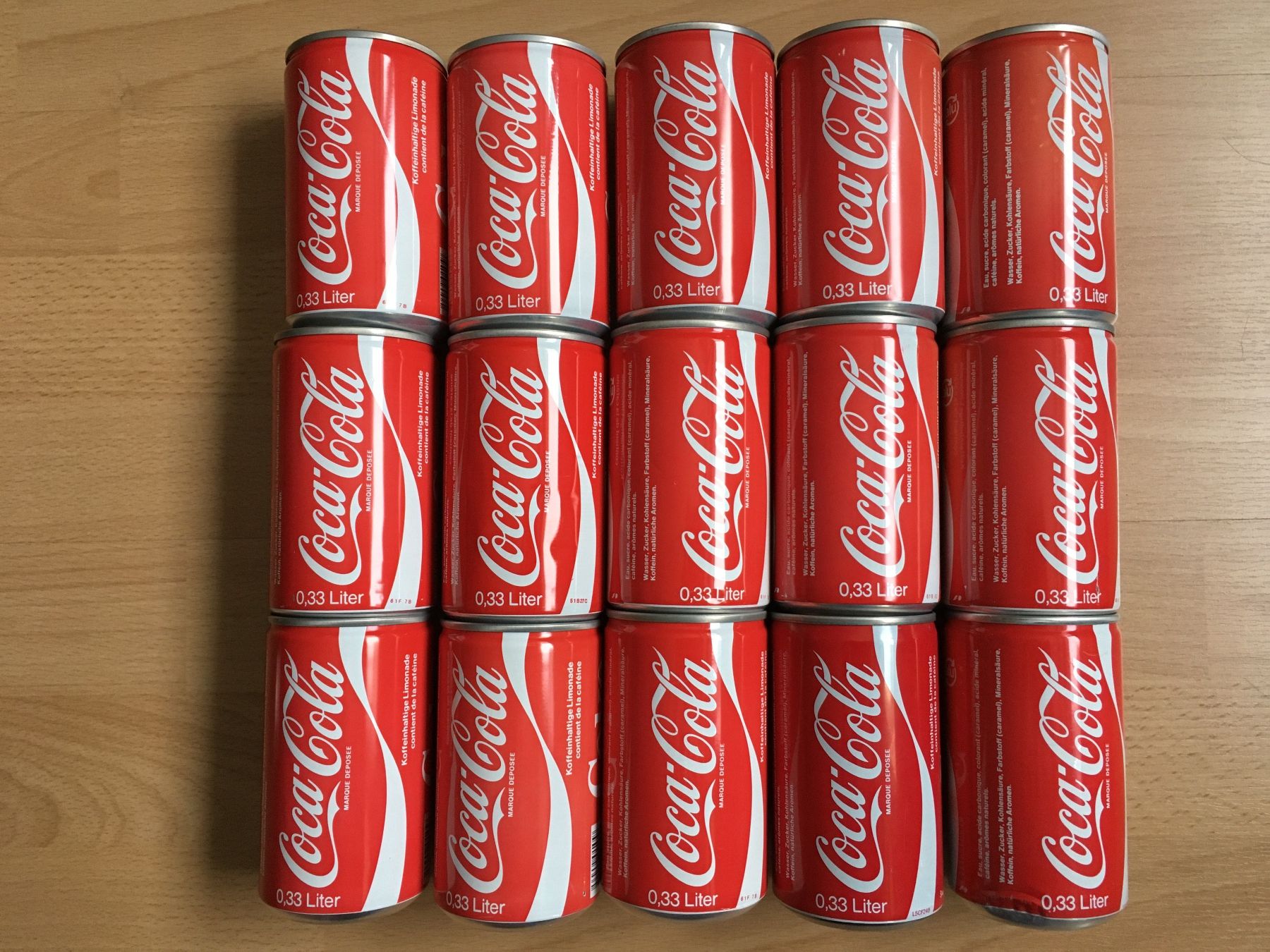 Alte Coca Cola Dosen Vintage Coke Leer 80er Jahre 15 Stk. (Gebraucht ...