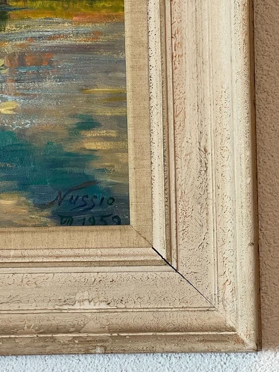 Oskar Nussio grosses Gemälde Piz Corvatsch Surlej Silvaplana | Kaufen ...