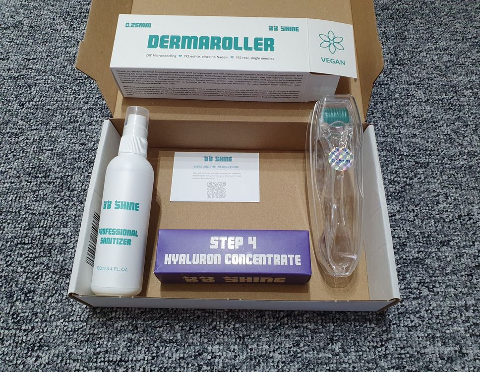 NEU! Dermaroller mit Hyaluronsäure Set | Kaufen auf Ricardo