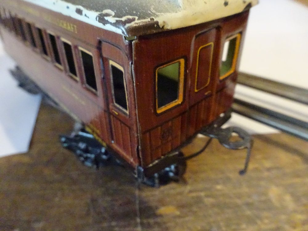 Märklin Spur 0, 1886, Speisewagen, Teak, 4-achsig, TOP Bj. (Gebraucht ...