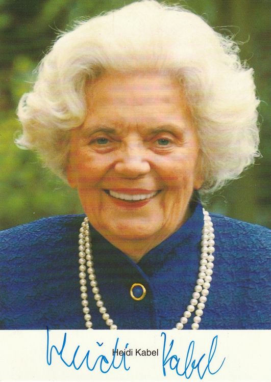 Heidi Kabel / Originalautogramm (Gebraucht) in Schwyz für CHF 3 – mit ...