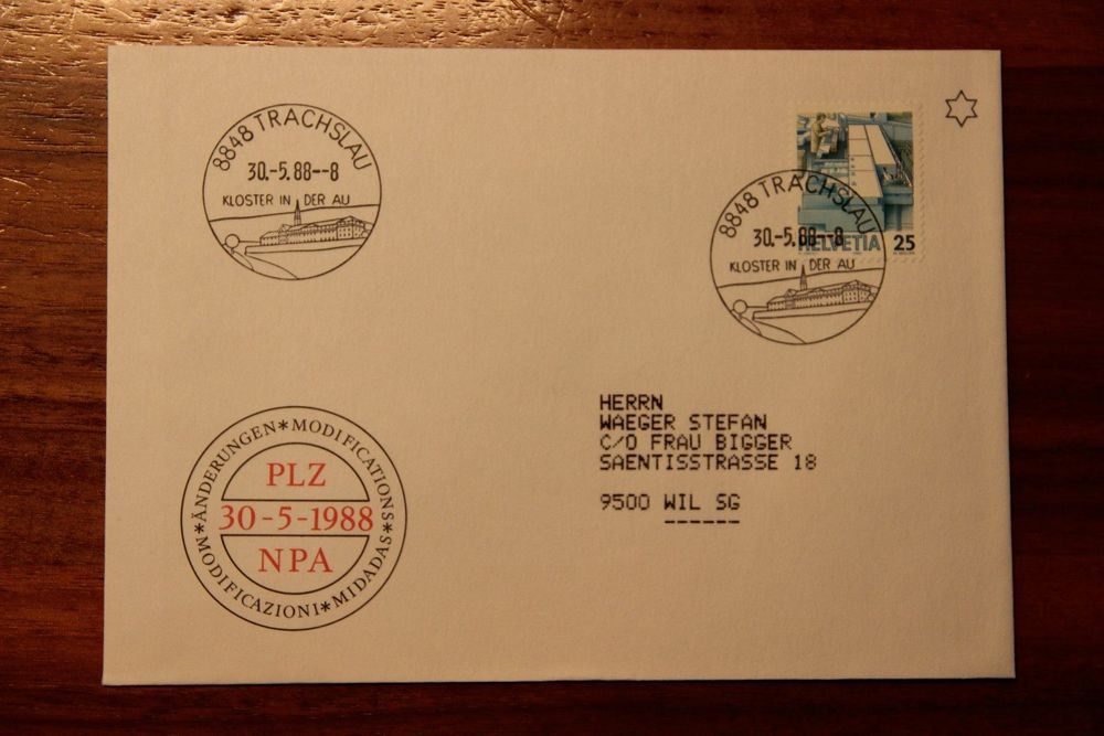 Schweiz 1988 - 8848 Trachslau (Neu (gemäss Beschreibung)) in Jona für CHF 0.5 – mit Lieferung ...