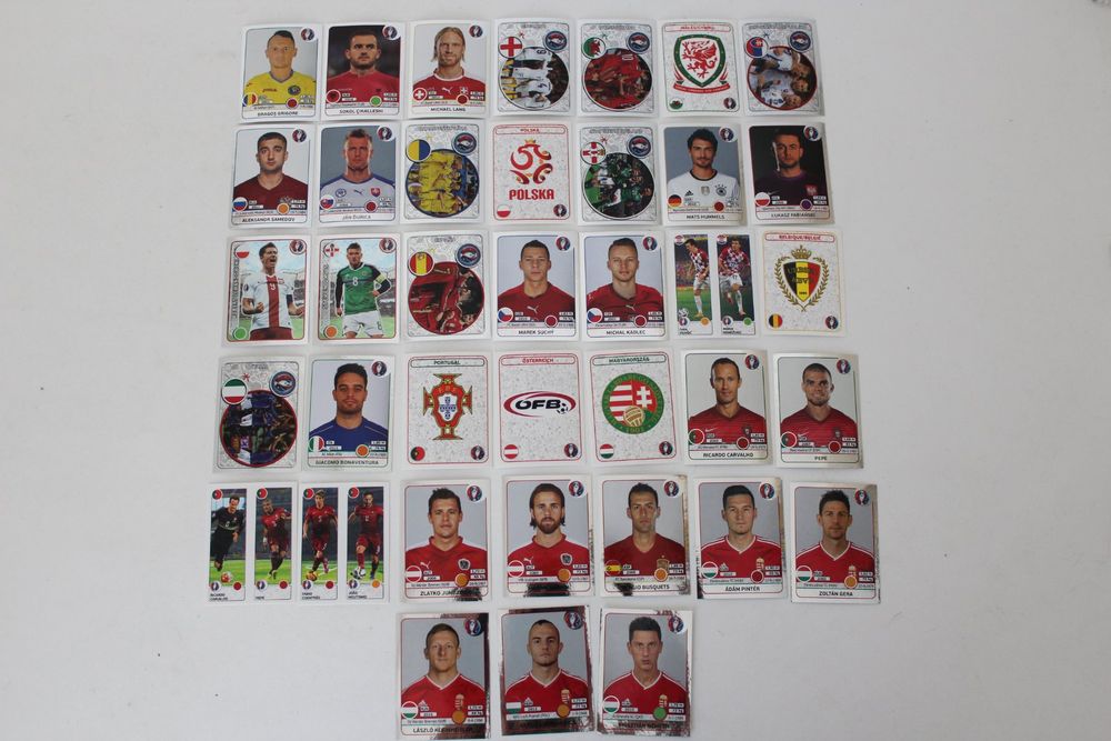 Panini Sticker Set 38-teilig, Fussball Euro 2016 France | Kaufen auf ...