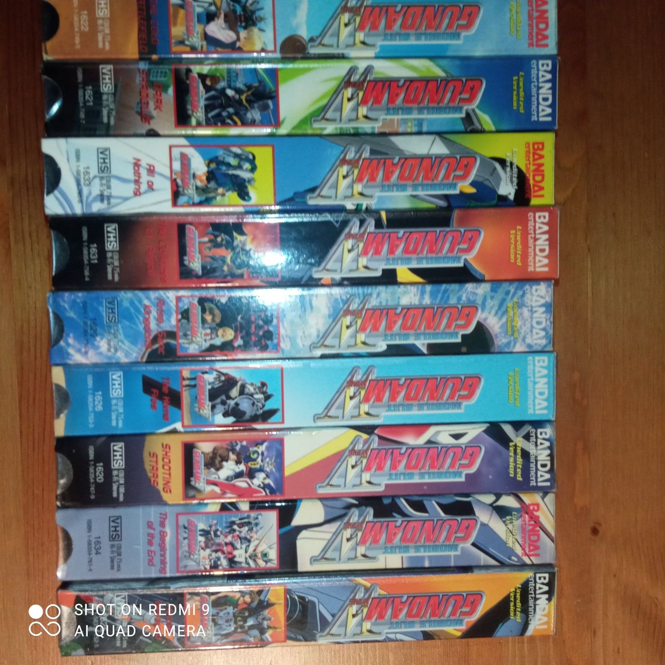 Gundam Wing VHS Komplett Set, 16 Kassetten, Top Zustand! (Gebraucht) in ...
