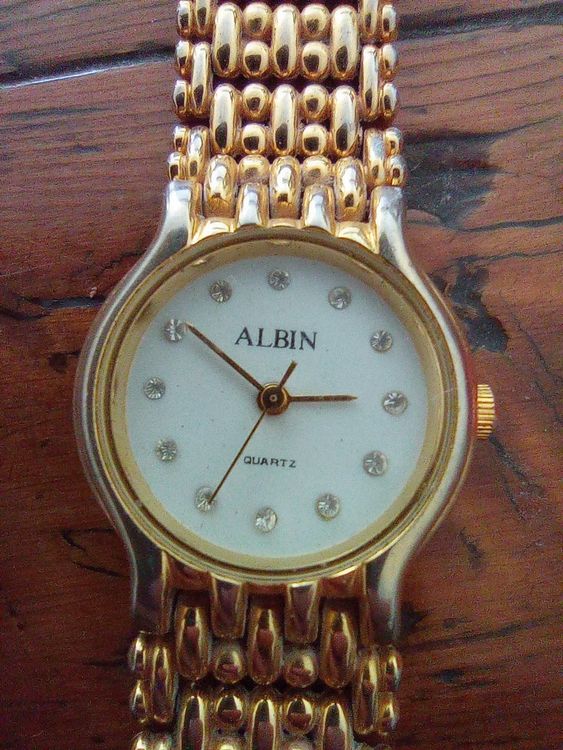 Albin - 18k Gold plated Uhr | Kaufen auf Ricardo
