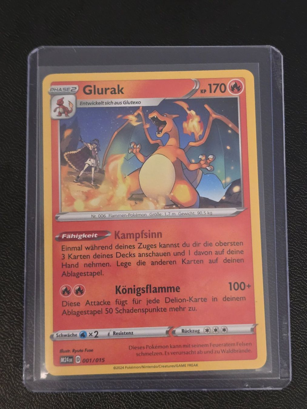 🇩🇪 Pokemon 》Glurak 001/015 (Neu (gemäss Beschreibung)) in Niederbipp ...