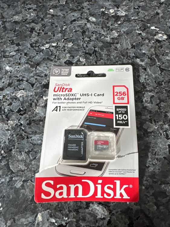 SanDisk Ultra Micro SDXC 256GB, Neu und ungeöffnet! (Neu (gemäss ...