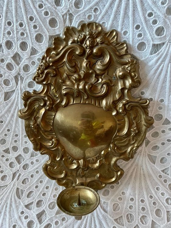 Vintage Kerzenhalter Kerzenleuchter Messing | Kaufen auf Ricardo