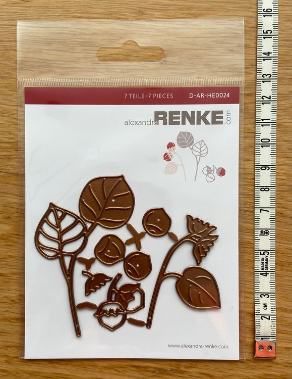Alexandra Renke - Stanzset „Haselnusszweig Set“ (Neu und ...