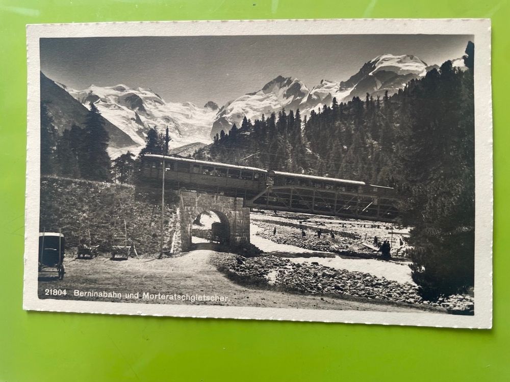 Berninabahn mit Morteratschgletscher, (Gebraucht) in Bernhardzell für CHF 4.5 – mit Lieferung ...