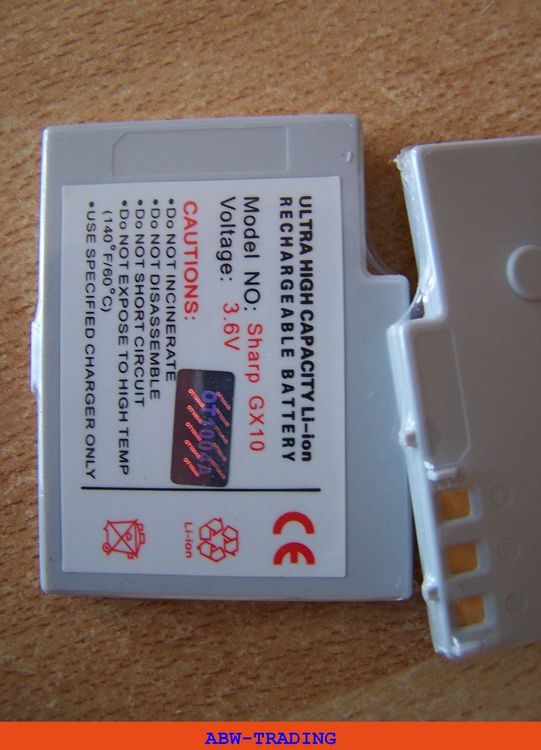 3090 Akku für Sharp GX 10 GX 20 (Neu und originalverpackt) in für CHF ...