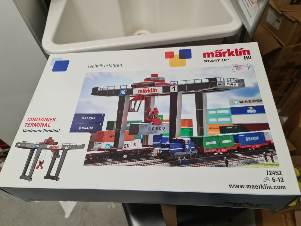 Märklin Container-Terminal HO, neu (Neu und originalverpackt) in Biberist für CHF 28 – mit ...