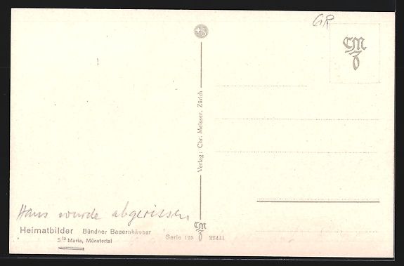 Val Müstair, Chasa da Sta. Maria, Minch (Gebraucht) in Berlin für CHF 7 ...