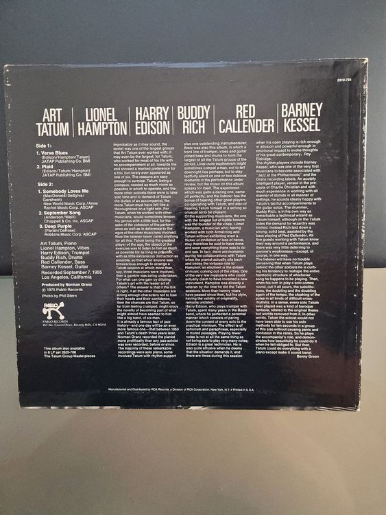 The Tatum Group Masterpieces Cover: VG+ / Vinyl VG+ (Gebraucht) in ...