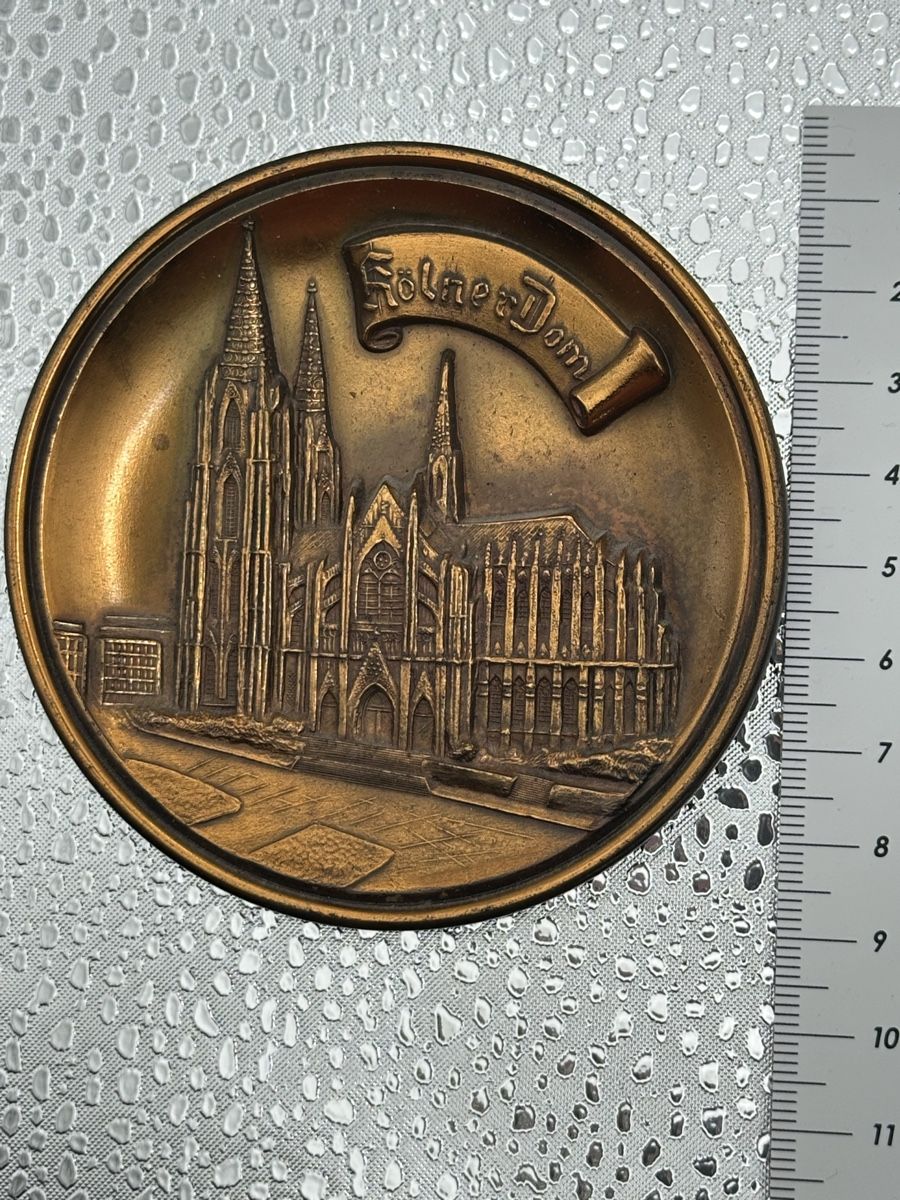 Kölner Dom Relief Wandteller, Vintage Kupfer, Top Zustand! (Gebraucht ...