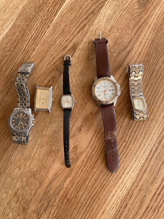 LOT UHREN SEIKO,JEAN JUNOD,OMAX, | Kaufen auf Ricardo