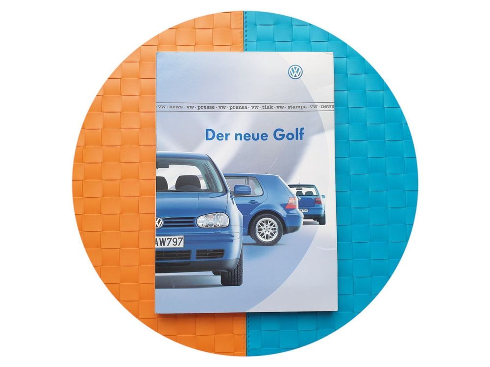 VW GOLF IV 1997 - Prospekt / Pressemappe / Press Kit (Gebraucht) in ...