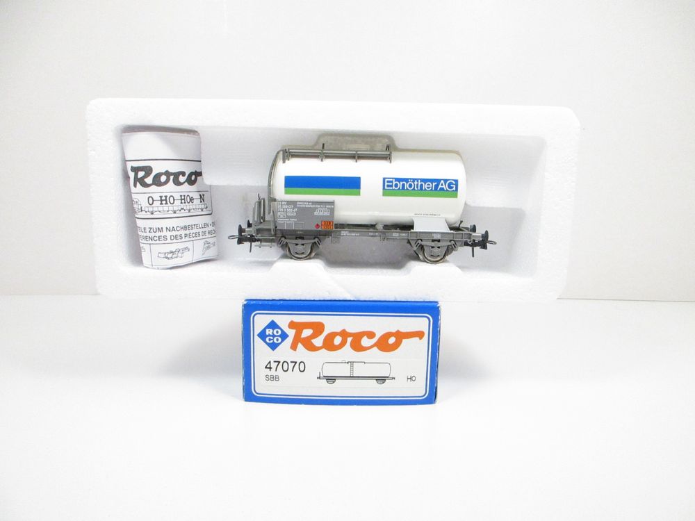 Roco H0 47070 SBB Kesselwagen EBNÖTHER AG (Neu und originalverpackt) in ...