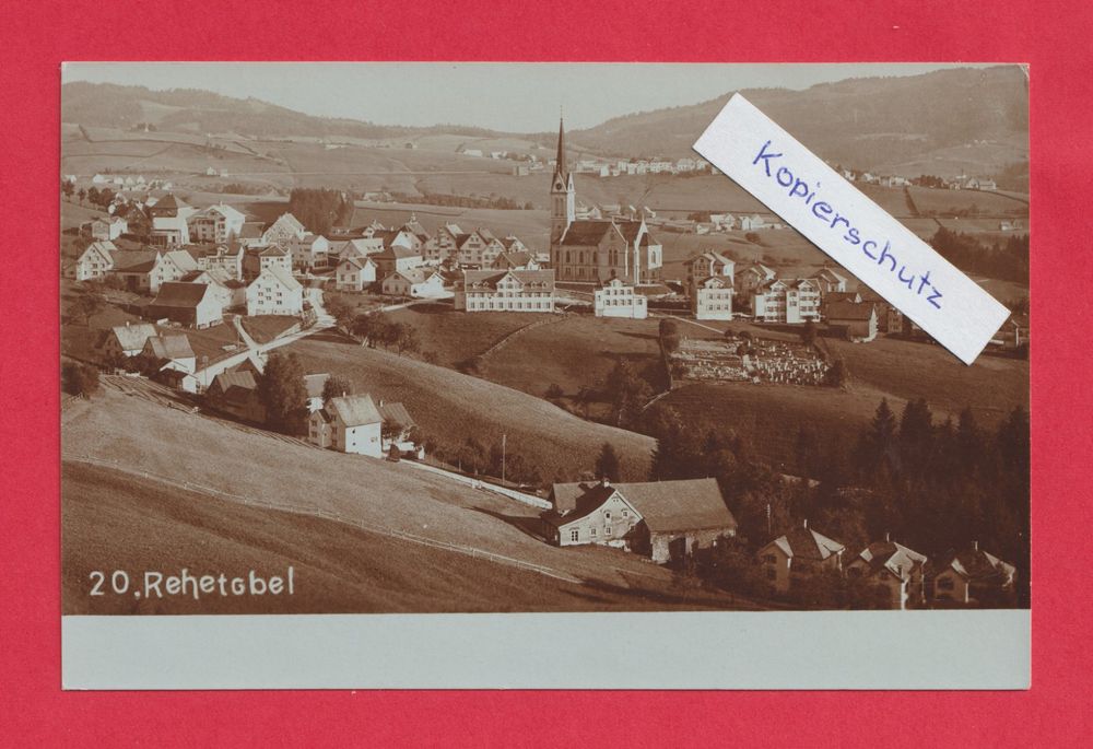 Rehetobel (AR) Vorderland "Rechtobel" Foto-AK Nr. 20 (Gebraucht) in Zürich für CHF 38.5 – mit ...