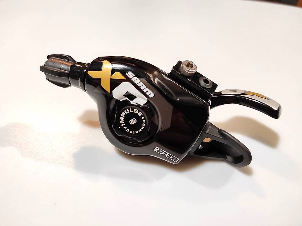 SRAM X0 2 speed trigger shifter Gold Edition Schalthebel li. (Neu ...