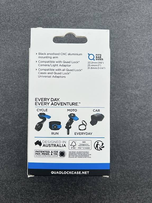 Quad Lock Out Front Mount Pro NEU (Neu und originalverpackt) in ...