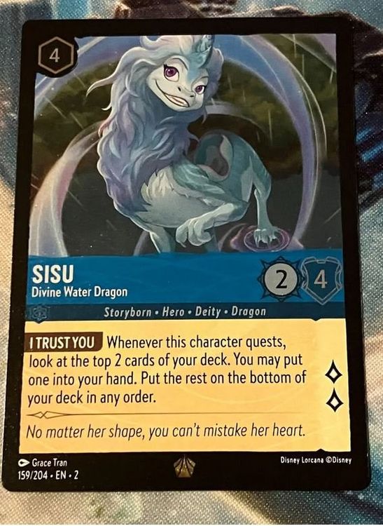 Sisu - Divine Water Dragon - Holo - Legendary (Neu (gemäss Beschreibung ...