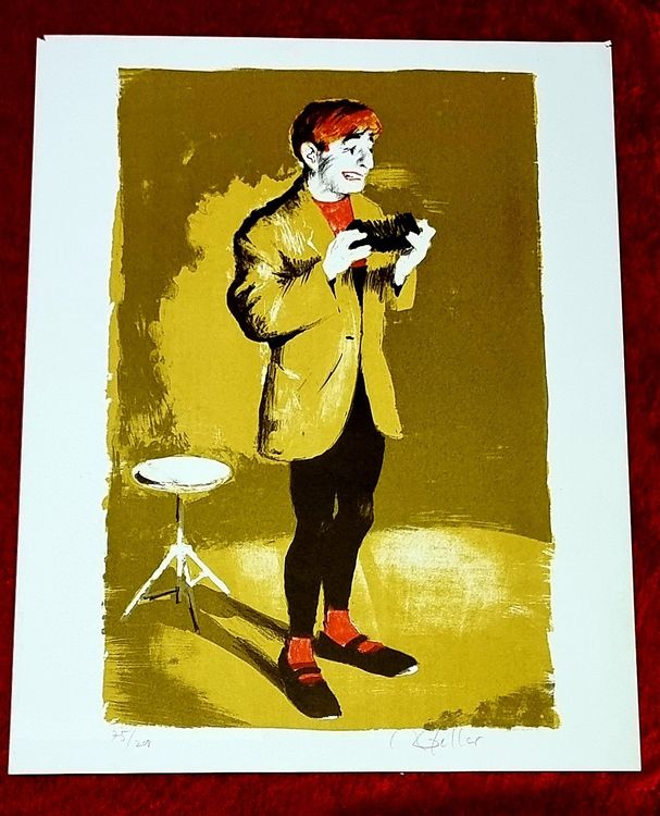 Rolf Gfeller *Dimitri*. Original-Lithografie. Handsign&nr. | Kaufen auf ...