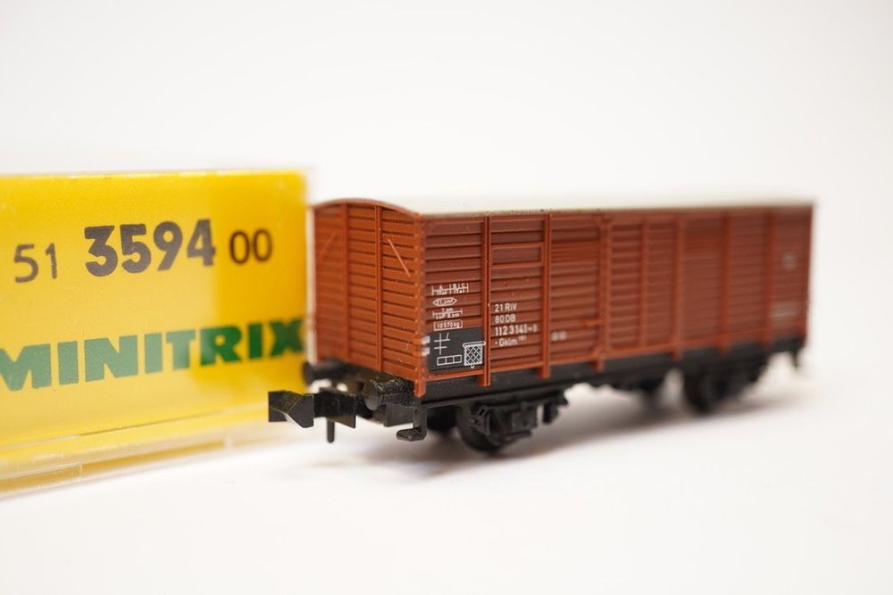 e21 Minitrix 3594 DB Güterwagen Gklm (Gebraucht) in für CHF 5 – mit ...