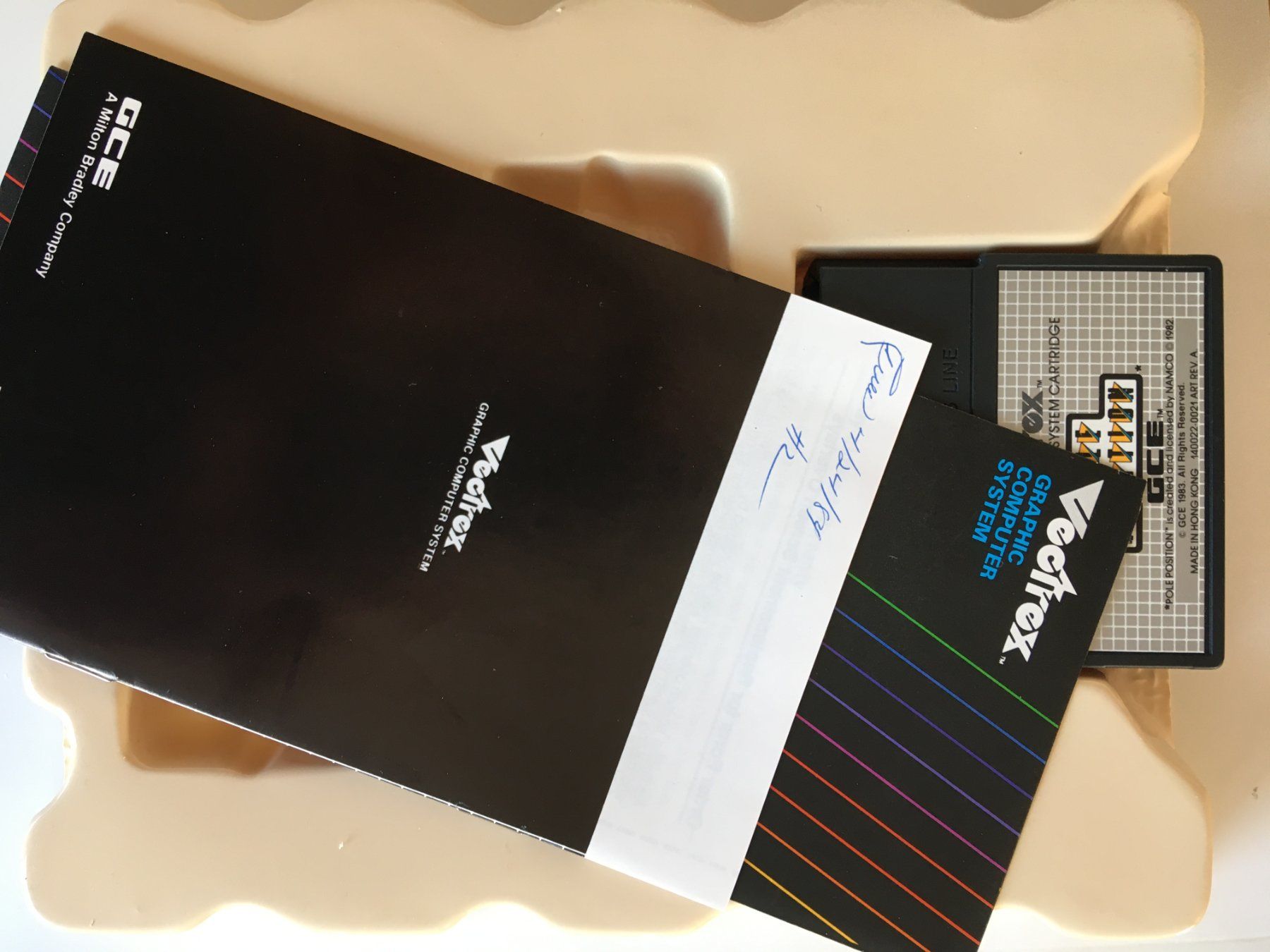 Vectrex video game Pole Position, White Mountain collection (Gebraucht ...