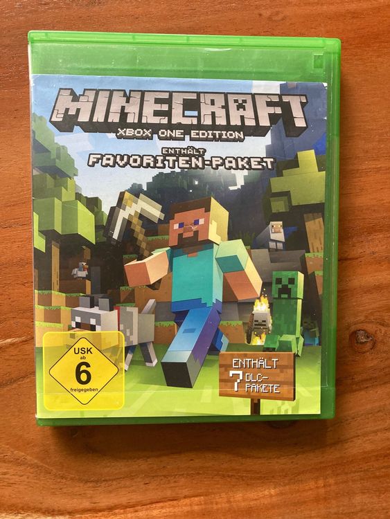 X Box ONE DVD MINECRAFT mit 7 DLCs | Kaufen auf Ricardo
