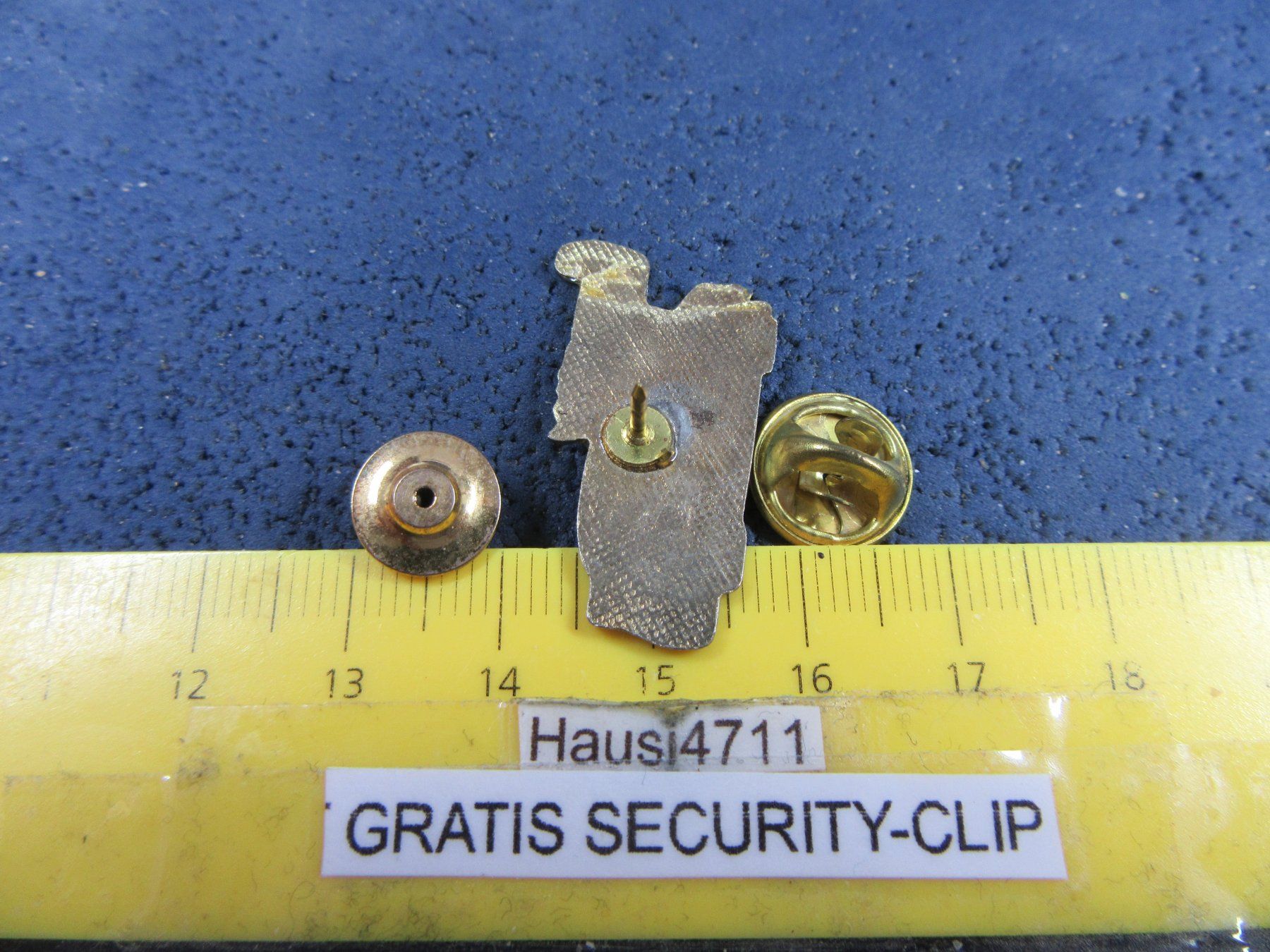 CAMARO CHEVROLET AUTO PIN GOLDIG GLASIERT MIT SECURITY-CLIP (Gebraucht ...