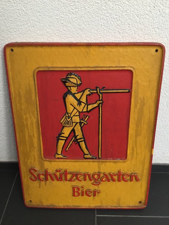 Schützengarten Bier Metallplatte | Kaufen auf Ricardo