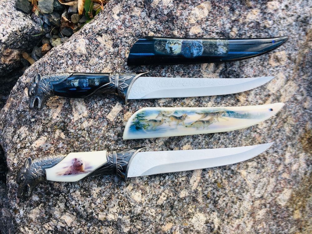 2 Stück Wolf Sammler Messer Bundle 33cm | Kaufen auf Ricardo