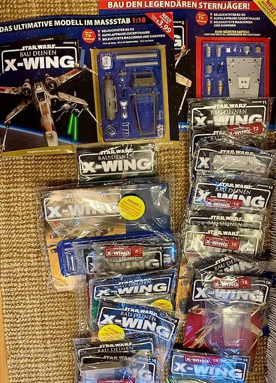 X-Wing Star Wars DeAgostini, alle Ausgaben komplett (Gebraucht) in Bonstetten für CHF 600 – nur ...