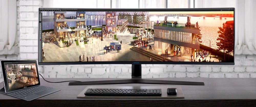 Samsung 49" Curved Monitor C49J890DKU (Neu (gemäss Beschreibung)) in ...