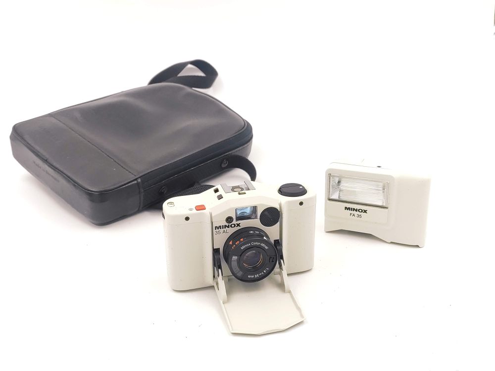 Minox 35 AL, Vintage 35mm Kamera mit Blitz, White Edition (Gebraucht ...