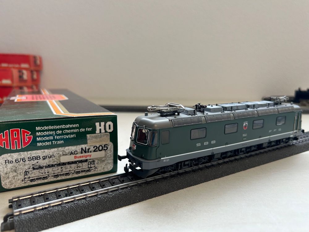 HAG 205 E-Lok Re 6/6 SBB Bussigny H0 WS | Kaufen auf Ricardo