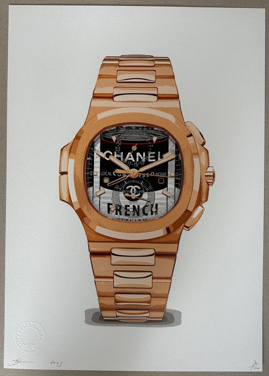 Death: Chanel Patek Philippe Nautilus, signiert 70/100 (Neu (gemäss ...