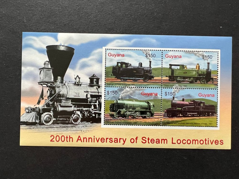 Guyana 2004 Steam Lokomotives ** Luxus (C596) | Kaufen auf Ricardo