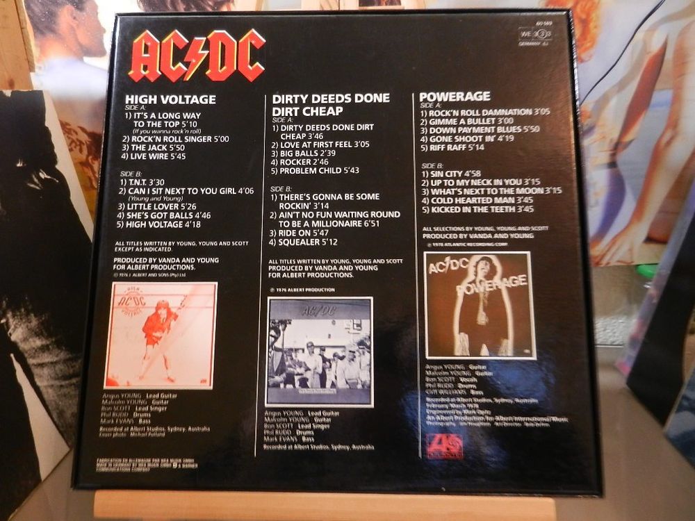 AC/DC – Box 3 LP EU *GEWASCHEN`*VG++ NM selten rar (Gebraucht) in ...