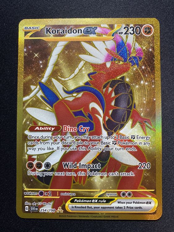 Koraidon ex Gold - Secret Rare - Scarlet & Violet - EN | Acheter sur ...