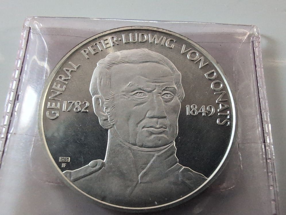 Medaille General Peter Ludwig von Donats (Neu (gemäss Beschreibung)) in ...