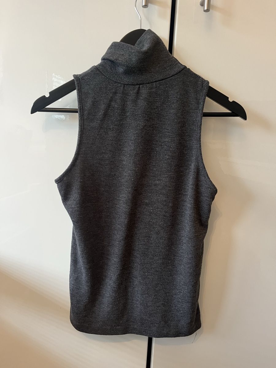 Top col roulé sans manches gris, M (Neuf (Voir description)) à Aigle ...