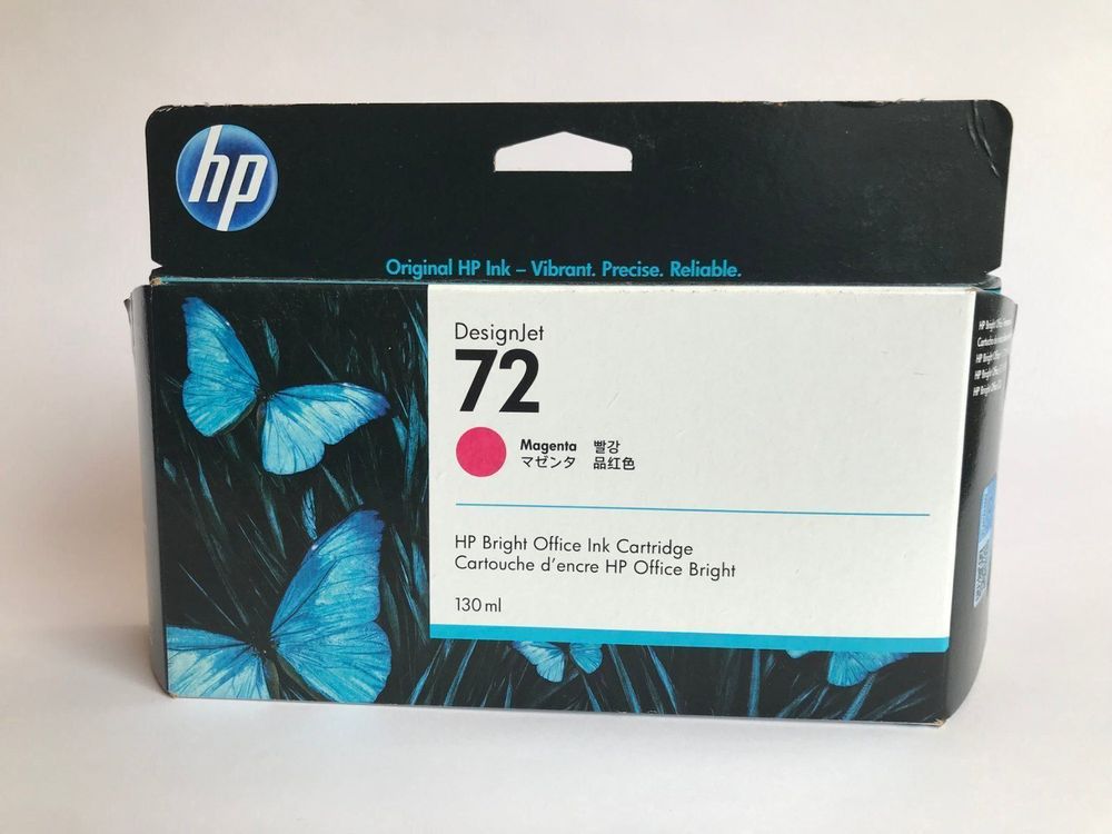 HP DesignJet 72, C9372A, Magenta, 130 ml Ablaufdatum JUL2022 (Neu und ...
