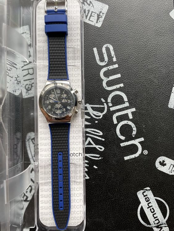 Swatch Uhr Irony New Chrono Secret Mission YVS451 (Neu und ...