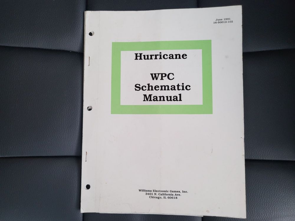 Hurrican WPC Schematics Manual | Kaufen auf Ricardo