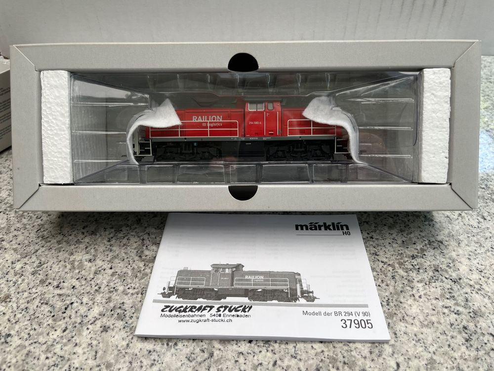 Märklin 37905, Diesellokomotive BR 294, Railion DB Logistics (Gebraucht ...